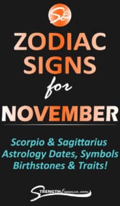 Zodiac Signs for November – (Astrology Dates, Symbols & Traits) 2025 ...