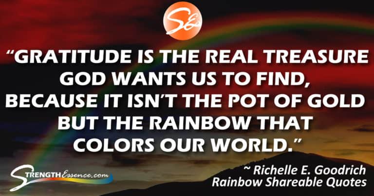 The BEST INSPIRATIONAL Rainbow Quotes (Shareable Images!) - Strength ...