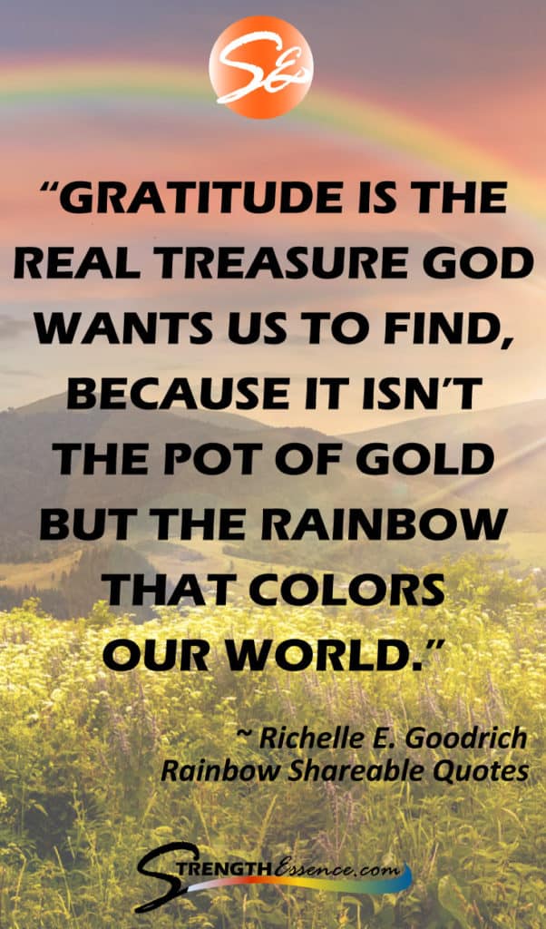 The BEST INSPIRATIONAL Rainbow Quotes (Shareable Images!) - Strength ...