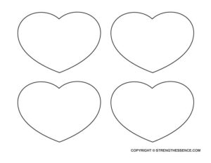 14+ FREE HEART Shape Outline Templates (Small, Medium, Large & Wonky ...
