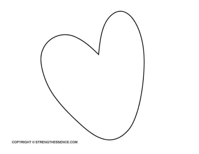 14+ FREE HEART Shape Outline Templates (Small, Medium, Large & Wonky ...