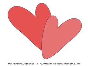 17 FREE HEART Outline SVG Files (Sketched Doodles) - Strength Essence