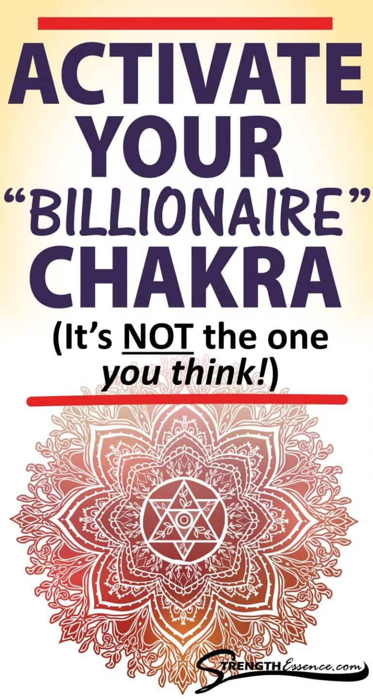EARTH STAR Chakra (Activate your "Billionaire Chakra") - Strength Essence
