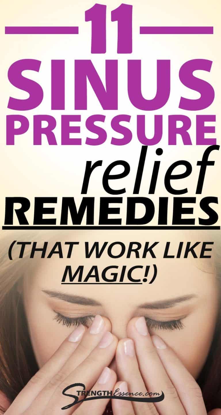 11 Powerful SINUS PRESSURE Relief Remedies - Strength Essence