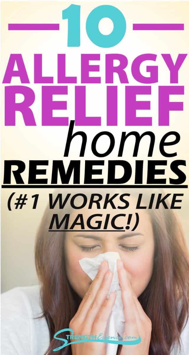 10 Proven Home Remedies for ALLERGY RELIEF (#1 Works Like Magic ...