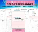 Self Care Activity Worksheets (Cute + FREE Printable PDF!) - Strength ...