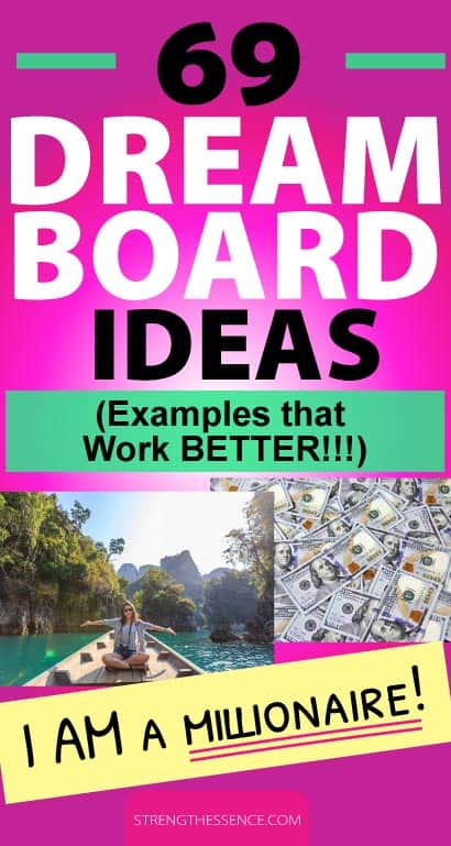 69+ "Magical" Dream Board Ideas (Examples That Work Better!) - Strength ...